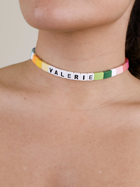 Custom Rainbow Choker – Sophia Beirut